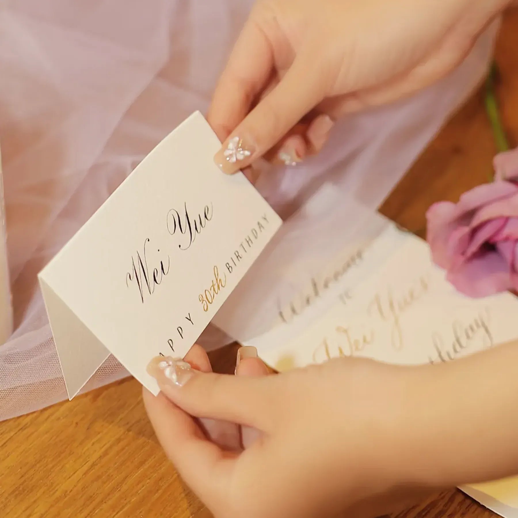 Custom Printed Foldable Thank You Cards with Logo | LeafPackage