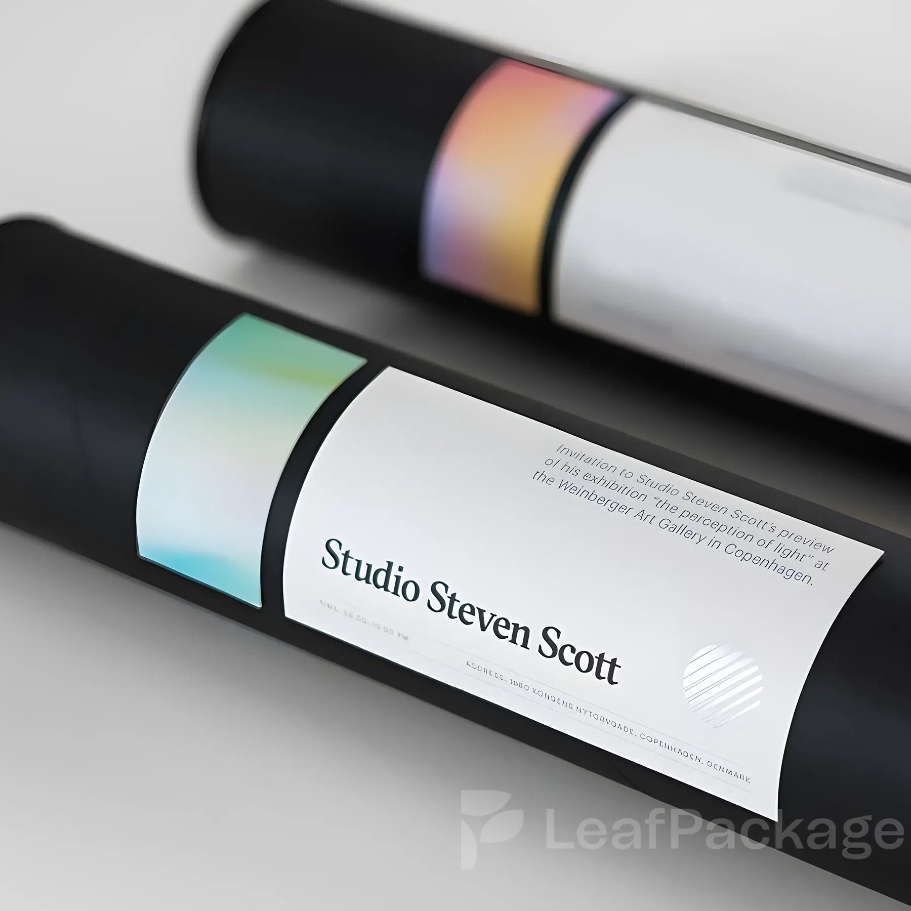 Custom Poster Paper Tubes | Eco-Friendly Tube Packaging | LeafPackage